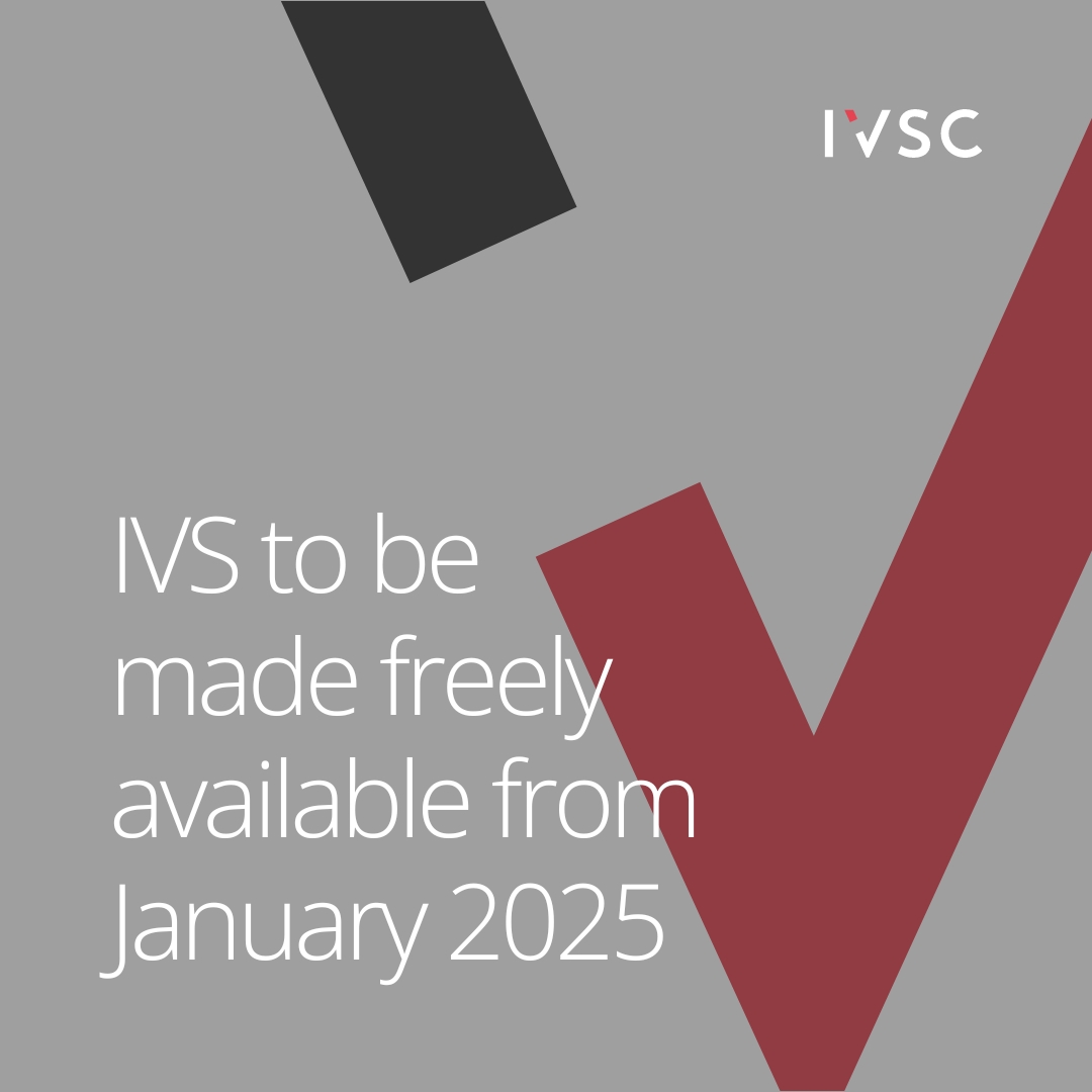 IVS to become freely available from January 2025 - International Valuation Standards Council